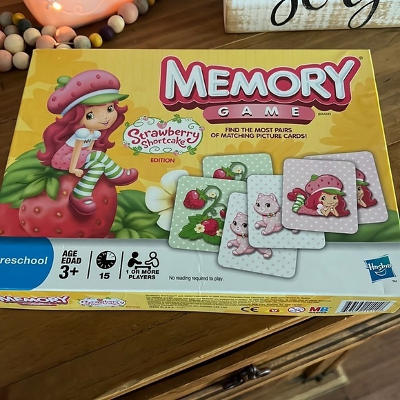 Hasbro | Toys | 209 Hasbro Memory Game Strawberry Shortcake Edition ...